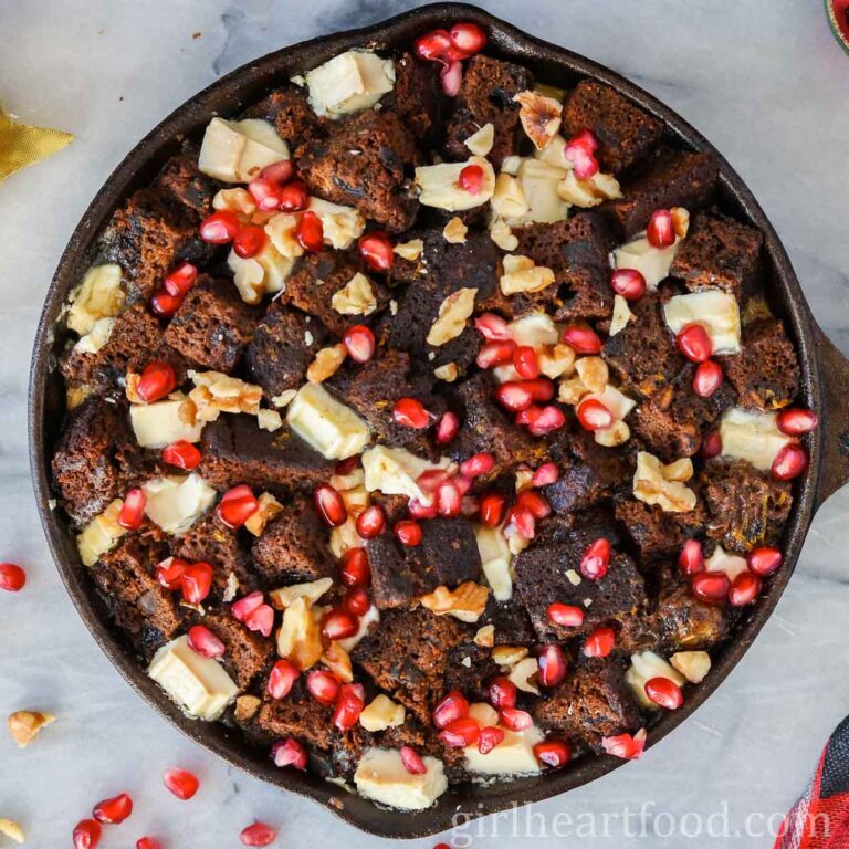 Fruit Cake Bread Pudding | Girl Heart Food®