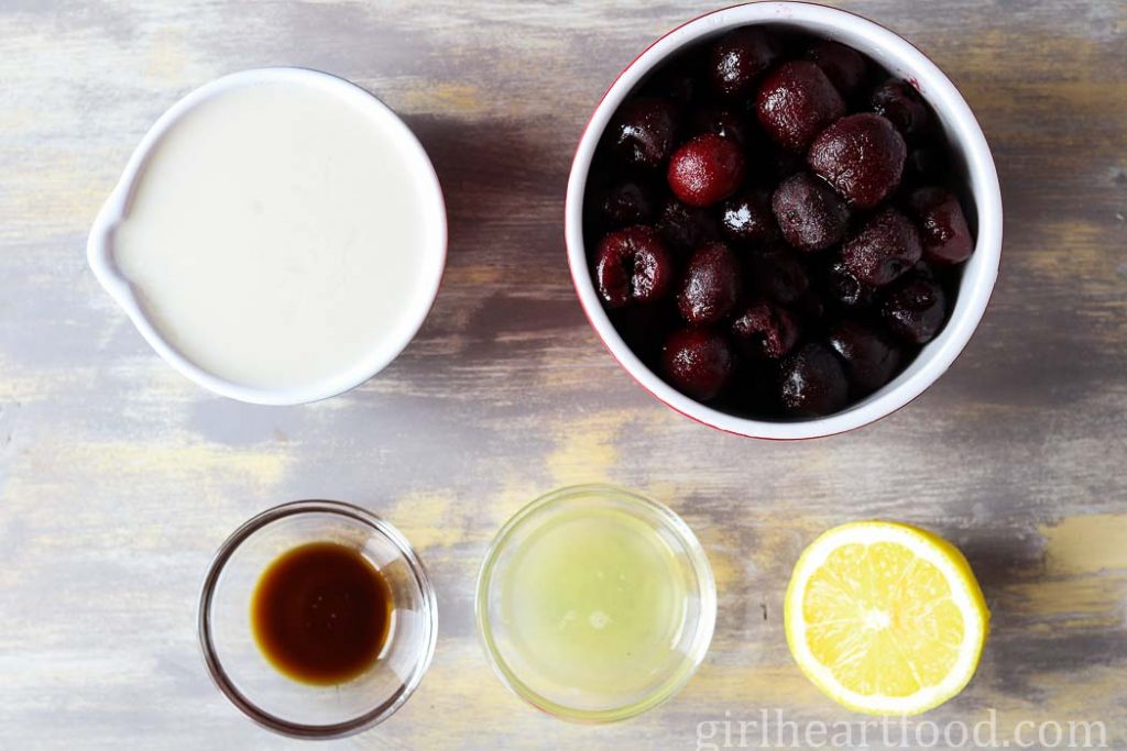 Cherry Vanilla Ice Pops | Girl Heart Food®