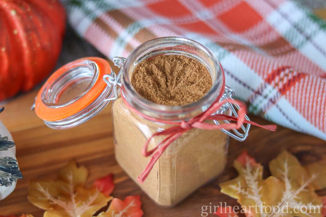 Homemade Pumpkin Pie Spice {a fall favourite!} - Girl Heart Food