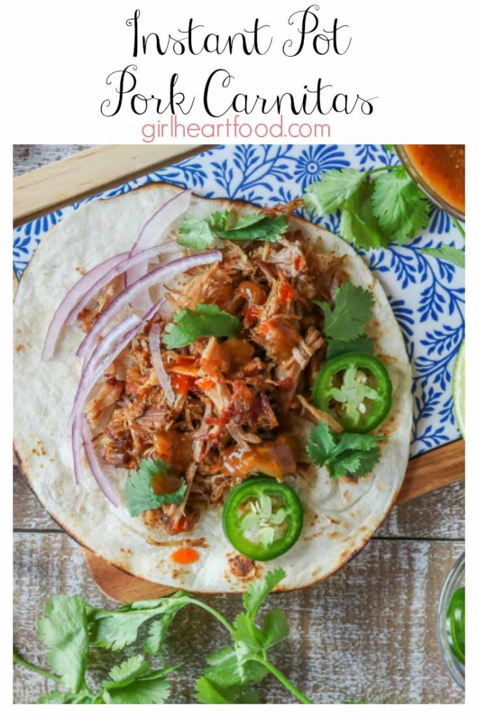 Instant Pot Carnitas Recipe (Mexican pork) | Girl Heart Food