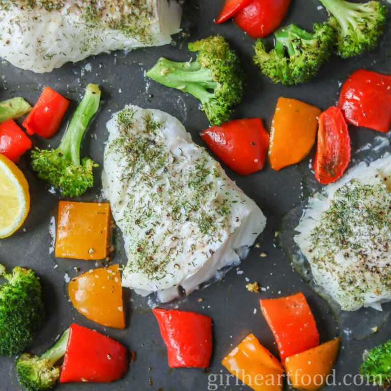 Oven-Baked Cod With Dill and Lemon | Girl Heart Food®