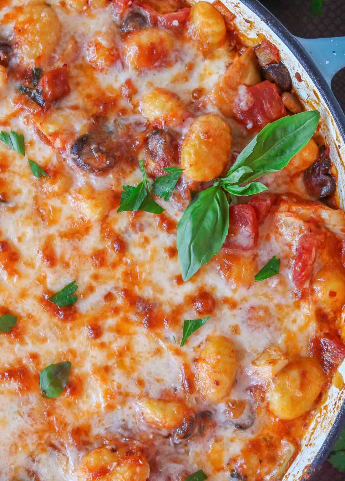 Cheesy Baked Gnocchi Casserole | Girl Heart Food®