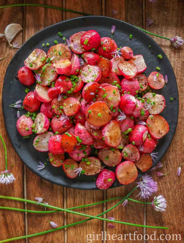 Roasted Radishes Recipe | Girl Heart Food®