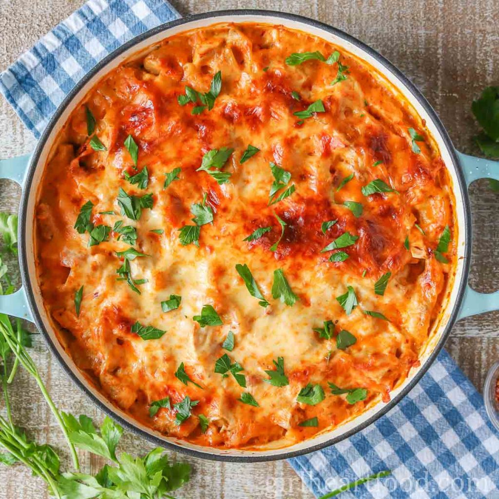 Turkey Pasta Bake | Girl Heart Food®