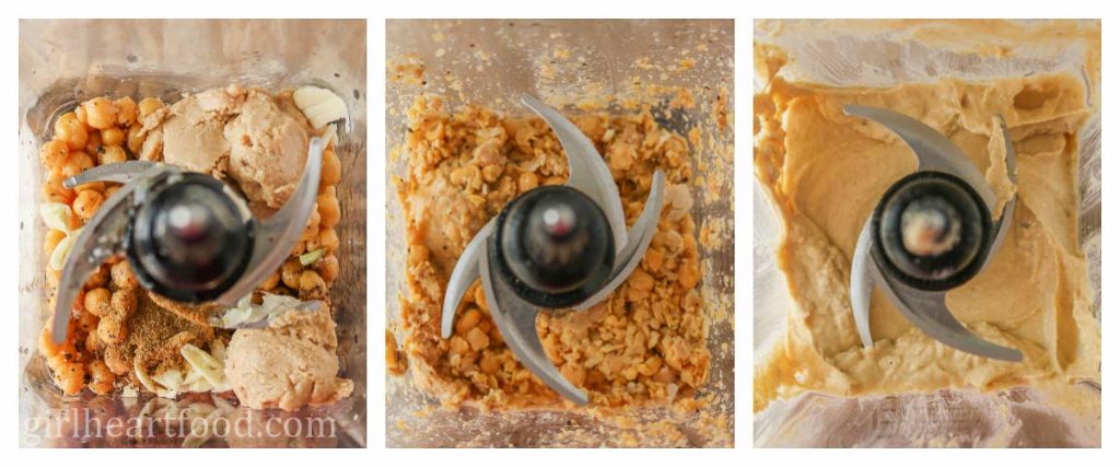 Classic Hummus in the Blender | Girl Heart Food®
