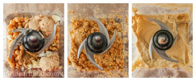 Classic Hummus in the Blender | Girl Heart Food®