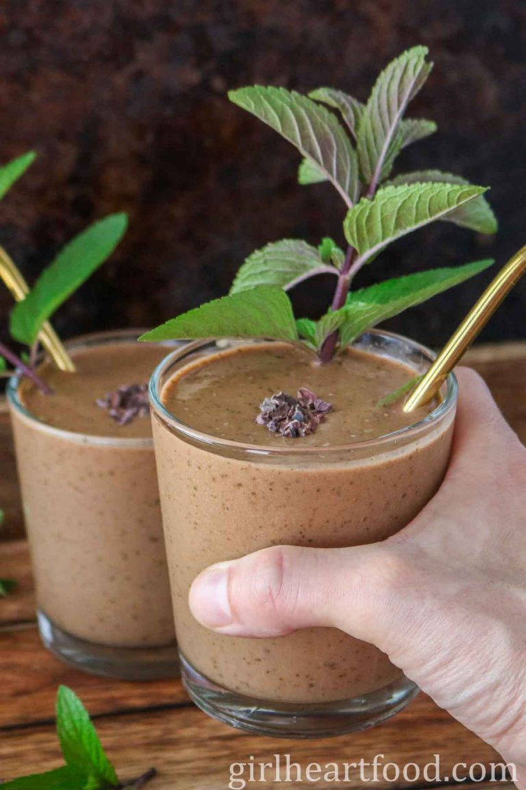 Chocolate Mint Smoothie | Girl Heart Food®