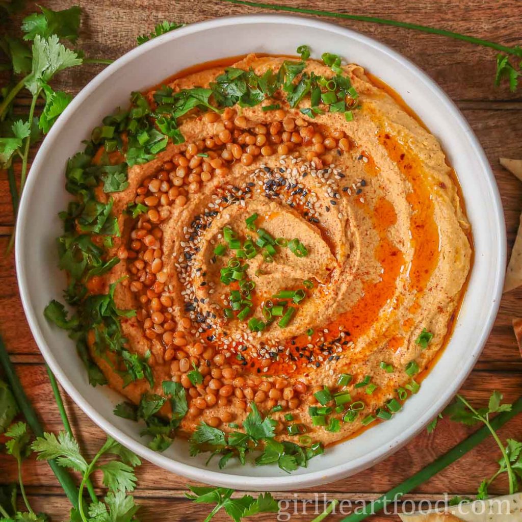 Lentil Hummus | Girl Heart Food®