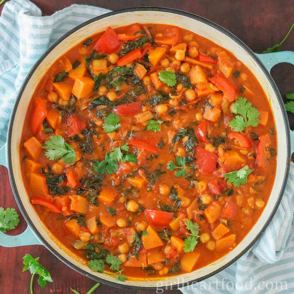 Butternut Squash Curry With Chickpeas | Girl Heart Food®