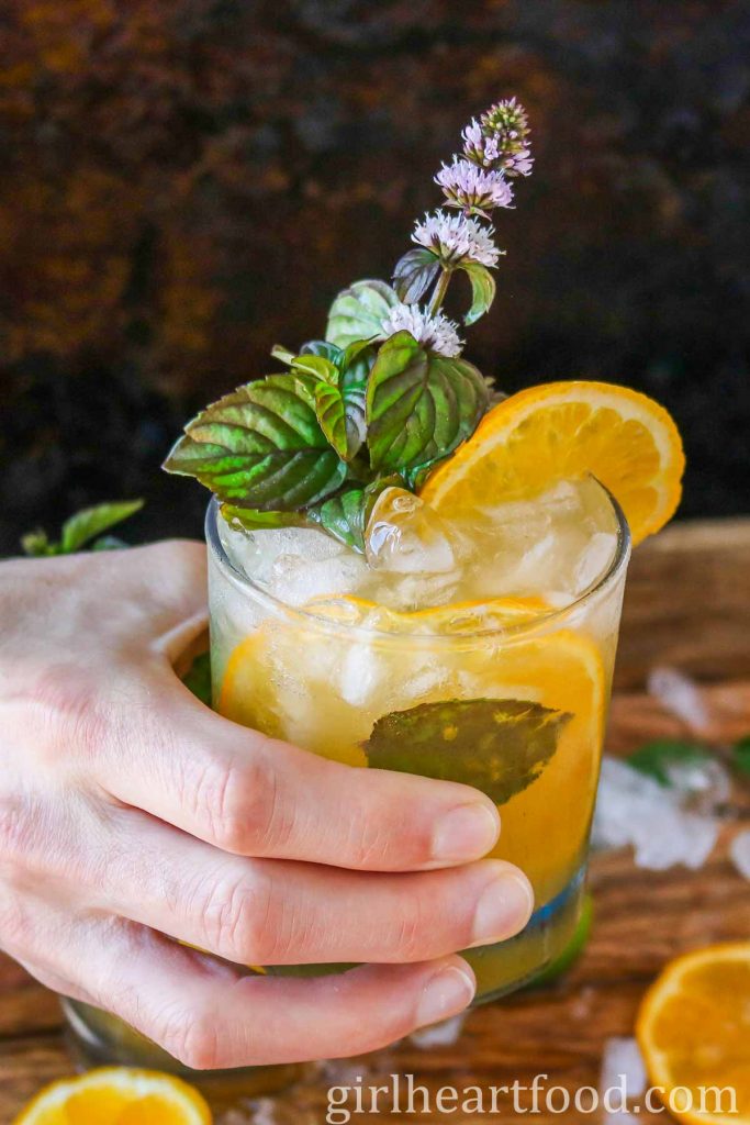 Orange Mojito Recipe | Girl Heart Food®