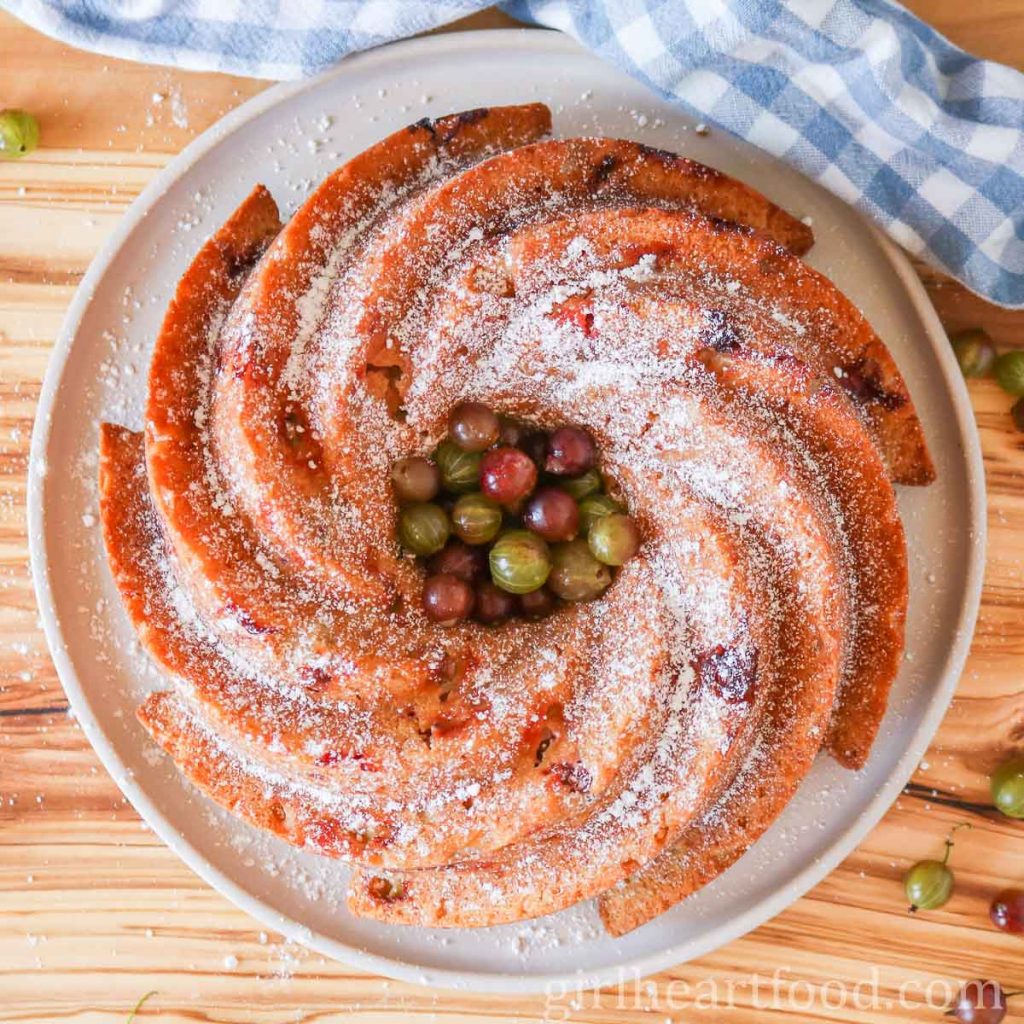 Gooseberry Cake | Girl Heart Food®