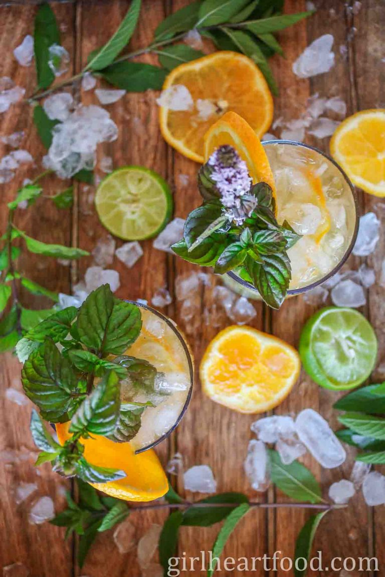 Orange Mojito Recipe | Girl Heart Food®