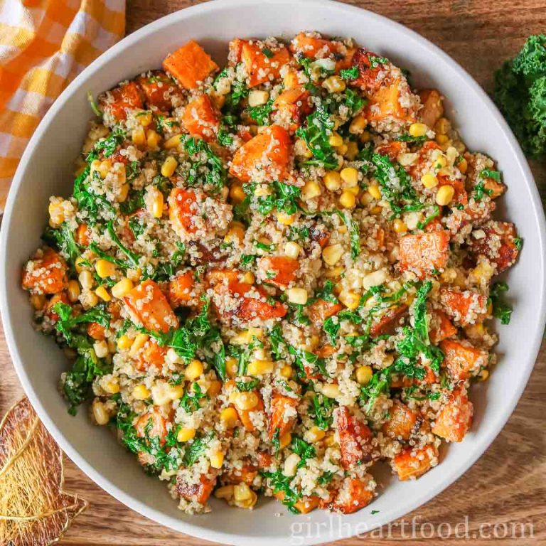 Butternut Squash Quinoa Salad Recipe | Girl Heart Food®
