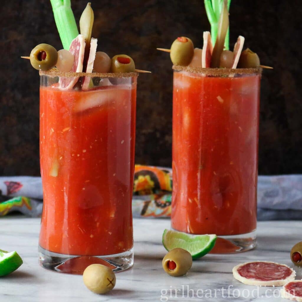 Ultimate Caesar Cocktail (The Best Caesar Recipe) | Girl Heart Food®