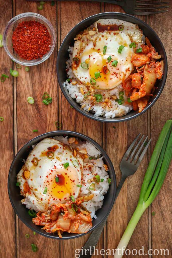 Egg and Rice Bowl Recipe | Girl Heart Food®