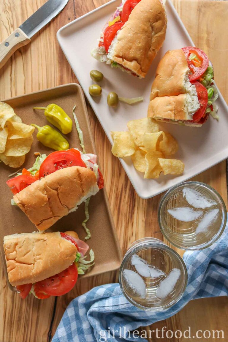 Italian Cold Cut Sub Sandwich | Girl Heart Food®
