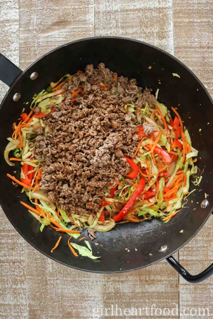 Ground Beef Stir-Fry Recipe | Girl Heart Food®
