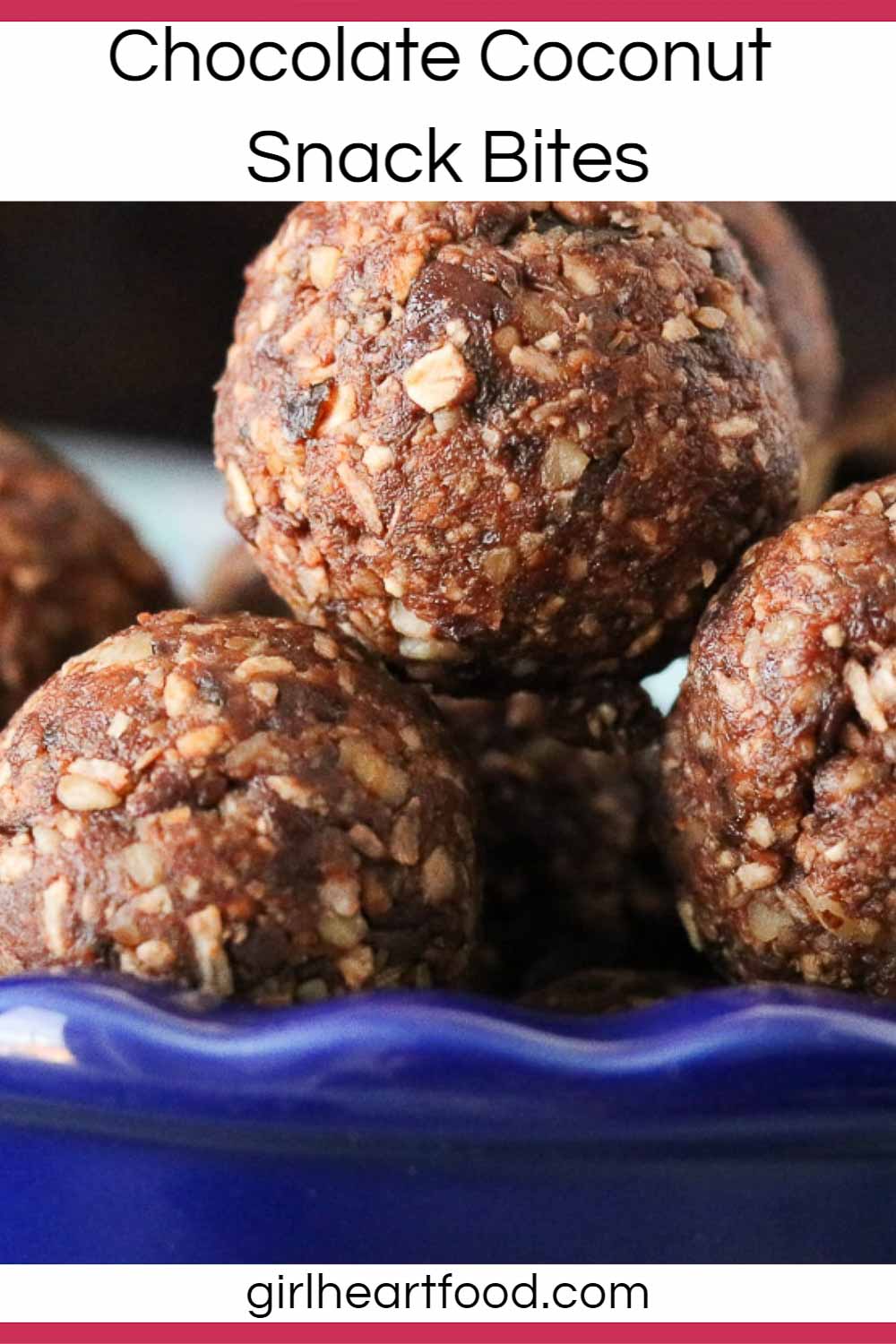 Chocolate Coconut Balls (No Bake) | Girl Heart Food®
