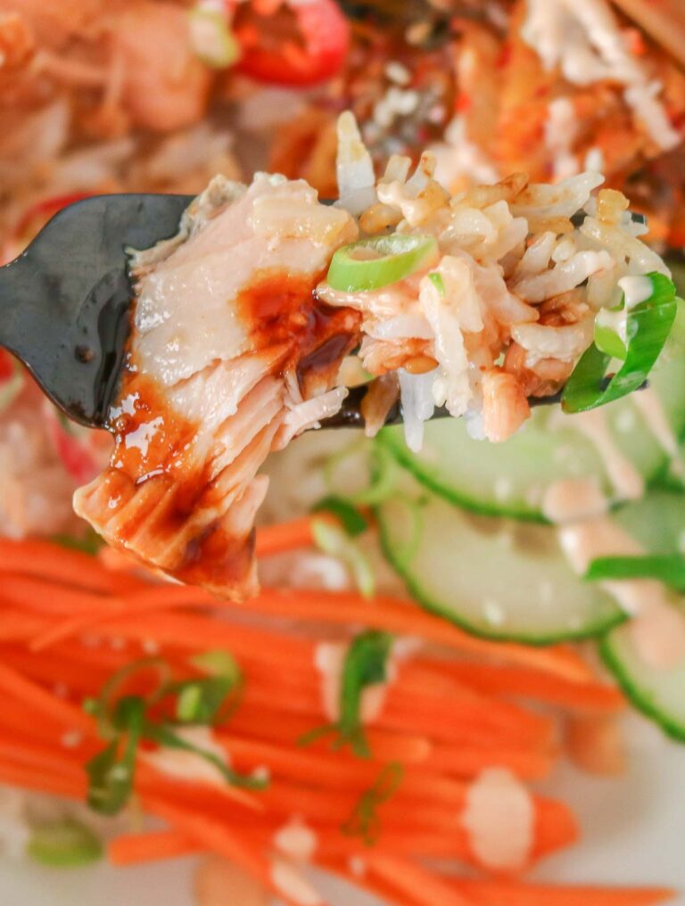 Spicy Salmon Rice Bowl Recipe | Girl Heart Food®