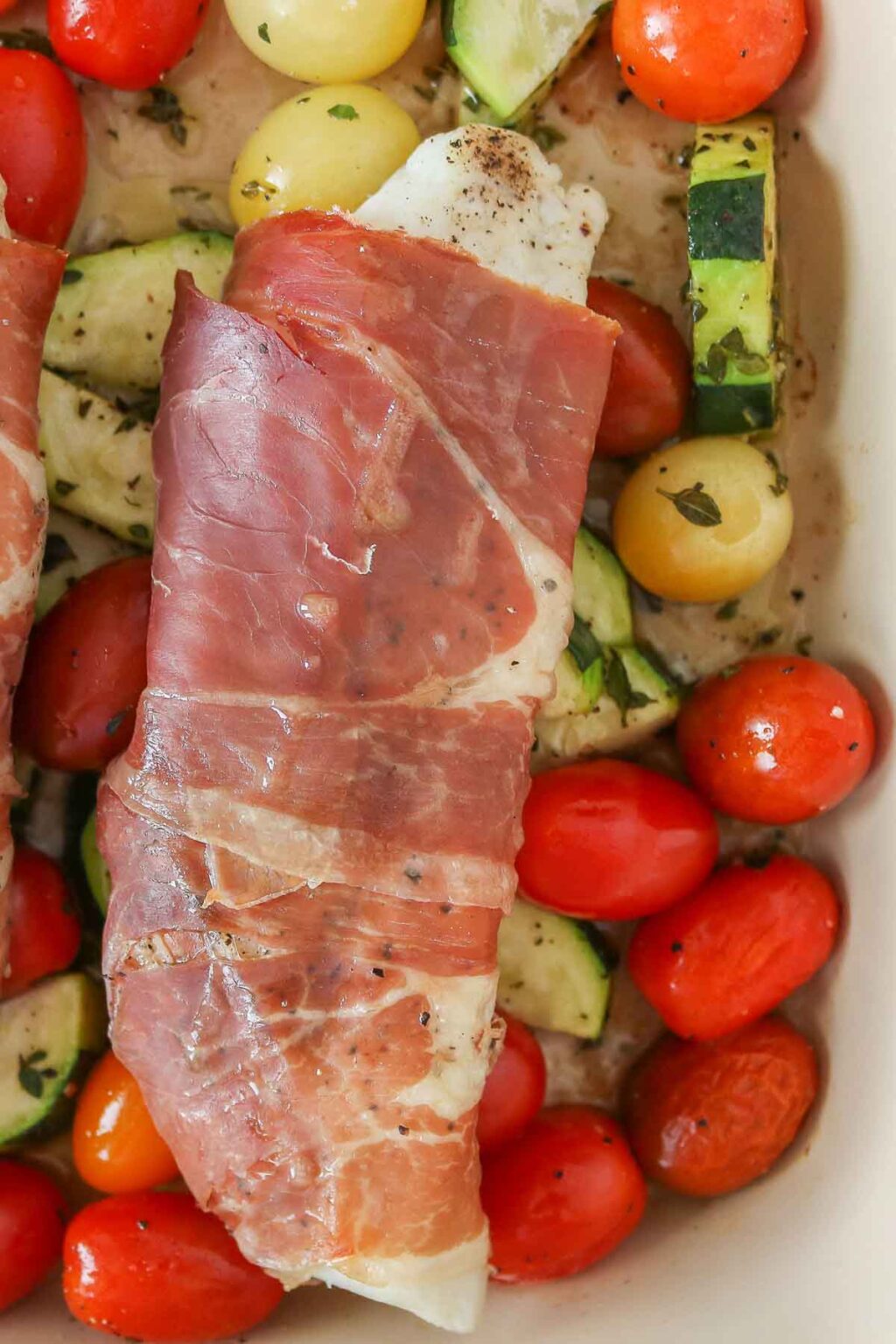 Prosciutto Wrapped Cod Recipe | Girl Heart Food®