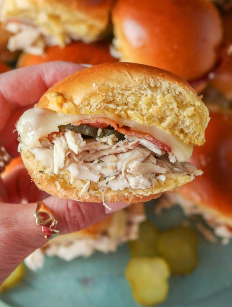 Chicken Bacon Ranch Sliders | Girl Heart Food®