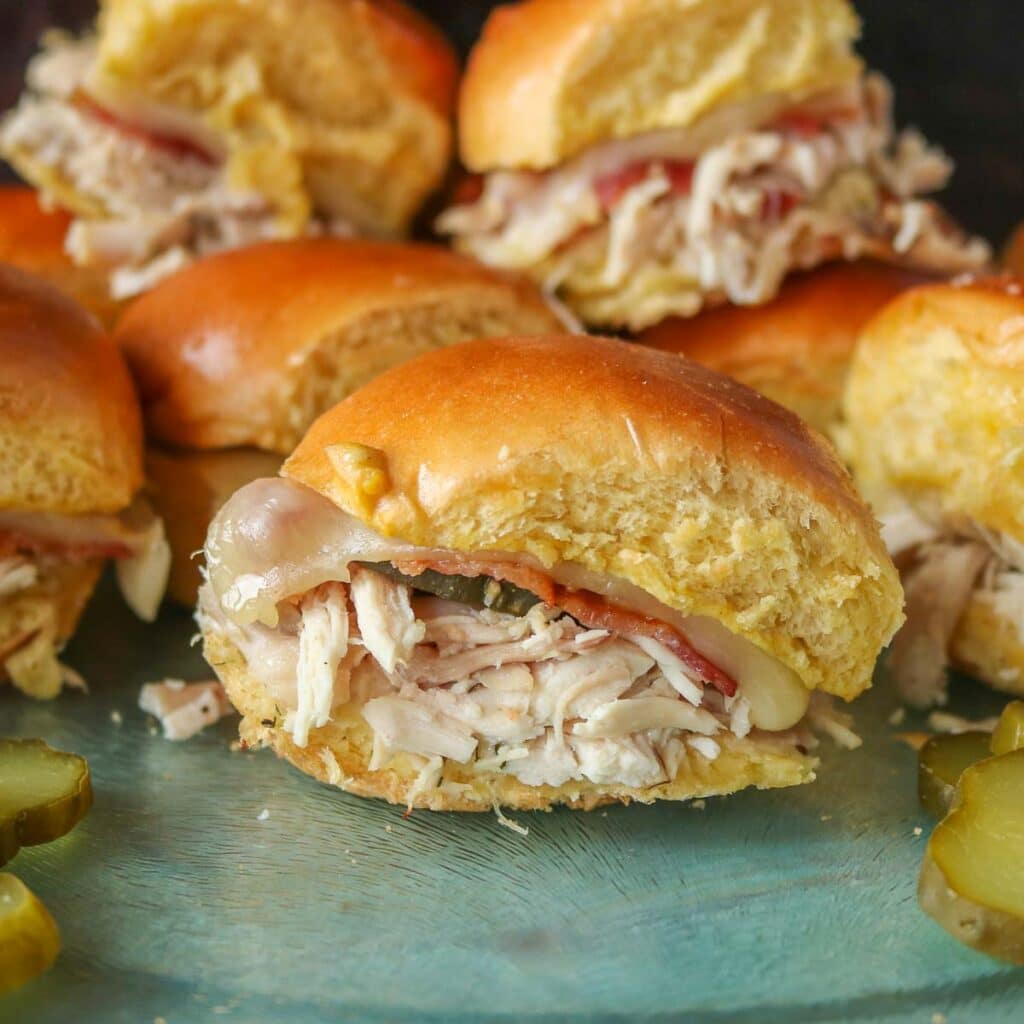 Chicken Bacon Ranch Sliders | Girl Heart Food®