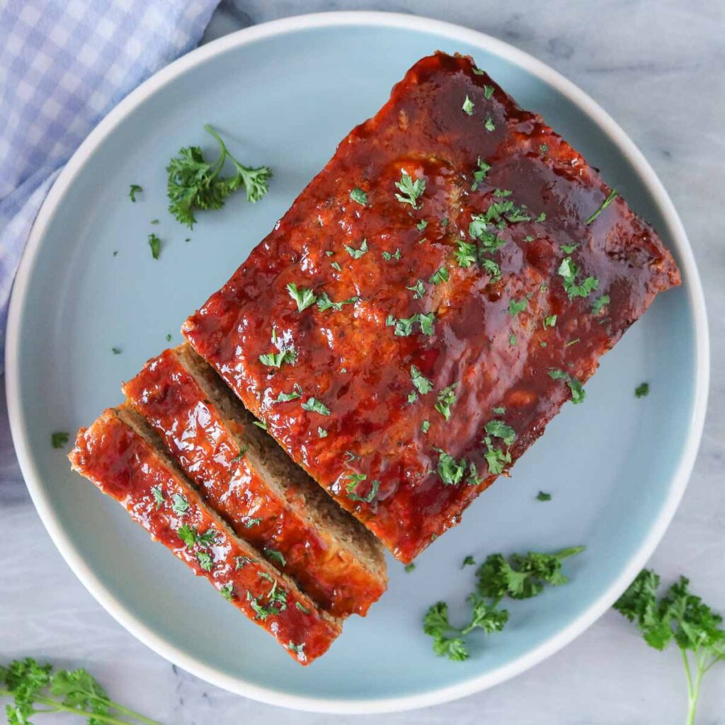 Ground Chicken Meatloaf Recipe | Girl Heart Food®