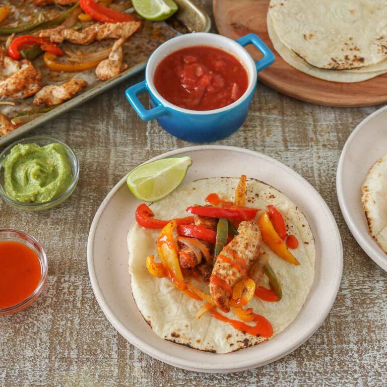 Fish Fajitas (Sheet Pan Dinner in About 20 Minutes) | Girl Heart Food®