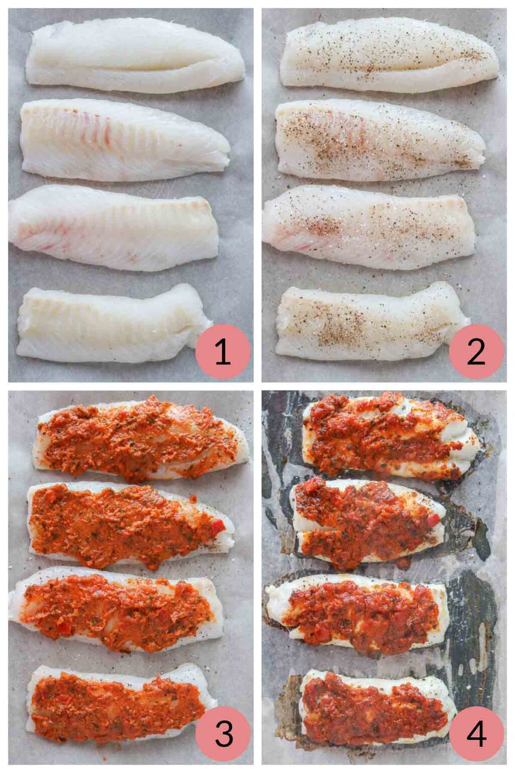 Pesto Cod Recipe (Just Four Ingredients) | Girl Heart Food®