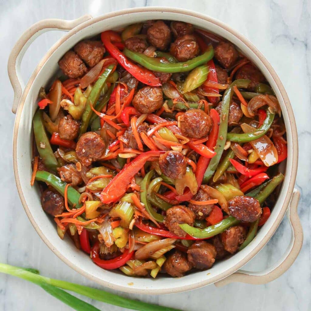 Sausage Stir-Fry | Girl Heart Food®