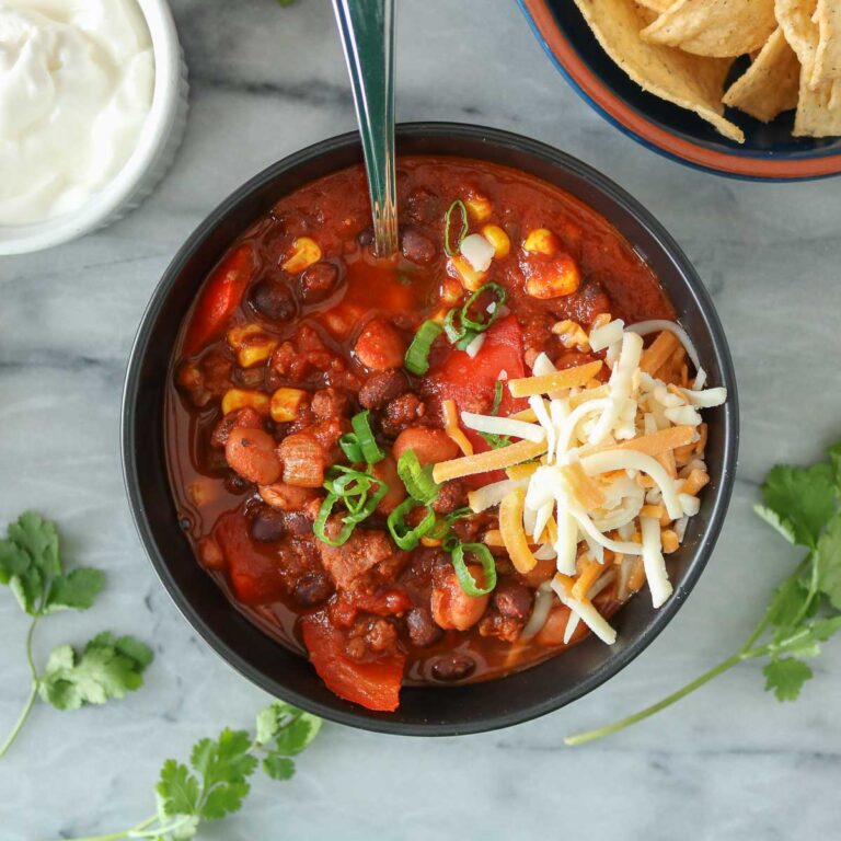 Chorizo Chili | Girl Heart Food®