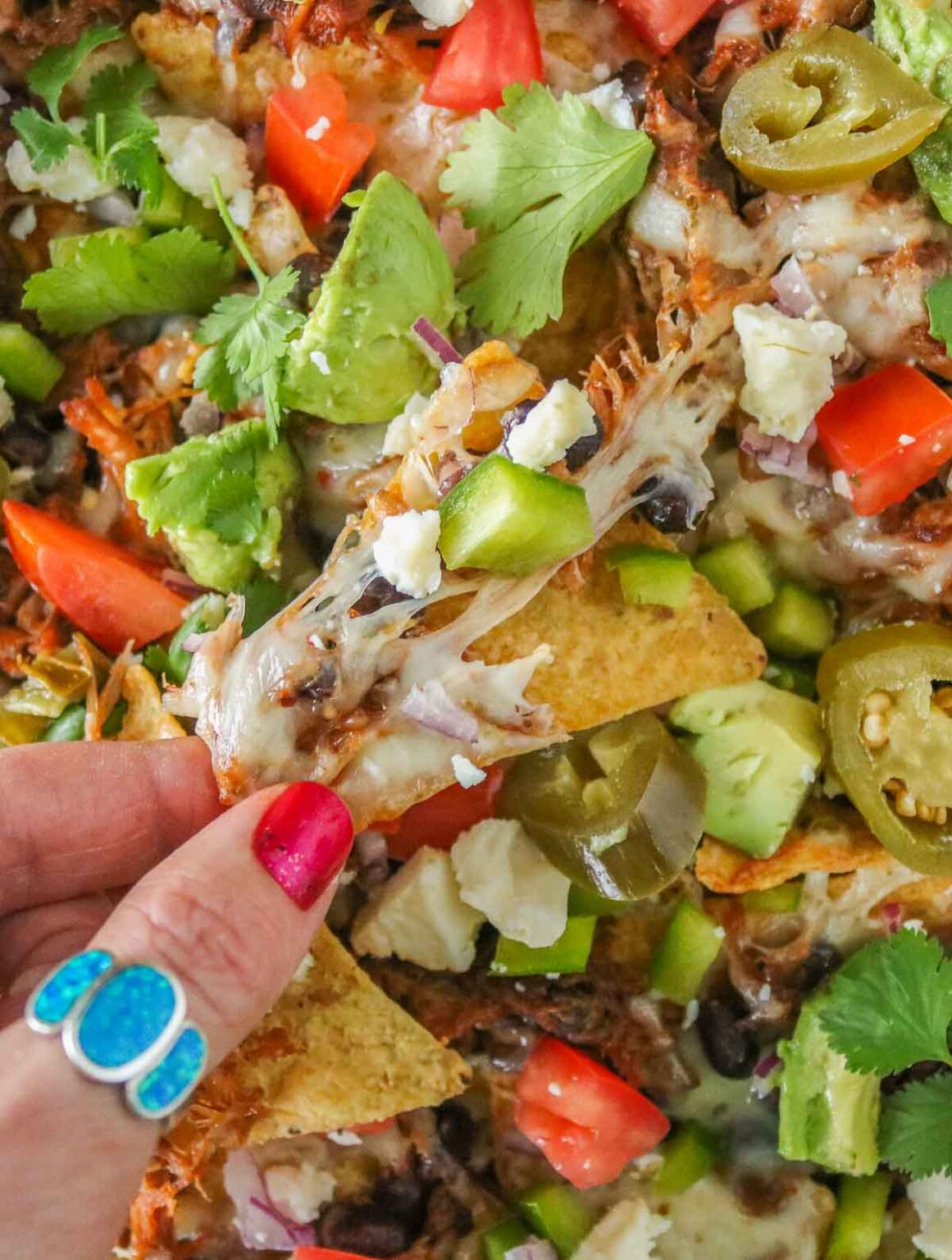 Pulled Pork Nachos | Girl Heart Food®