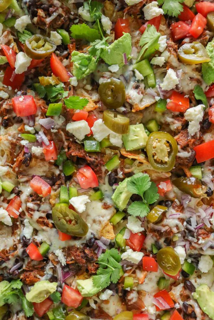 Pulled Pork Nachos | Girl Heart Food®
