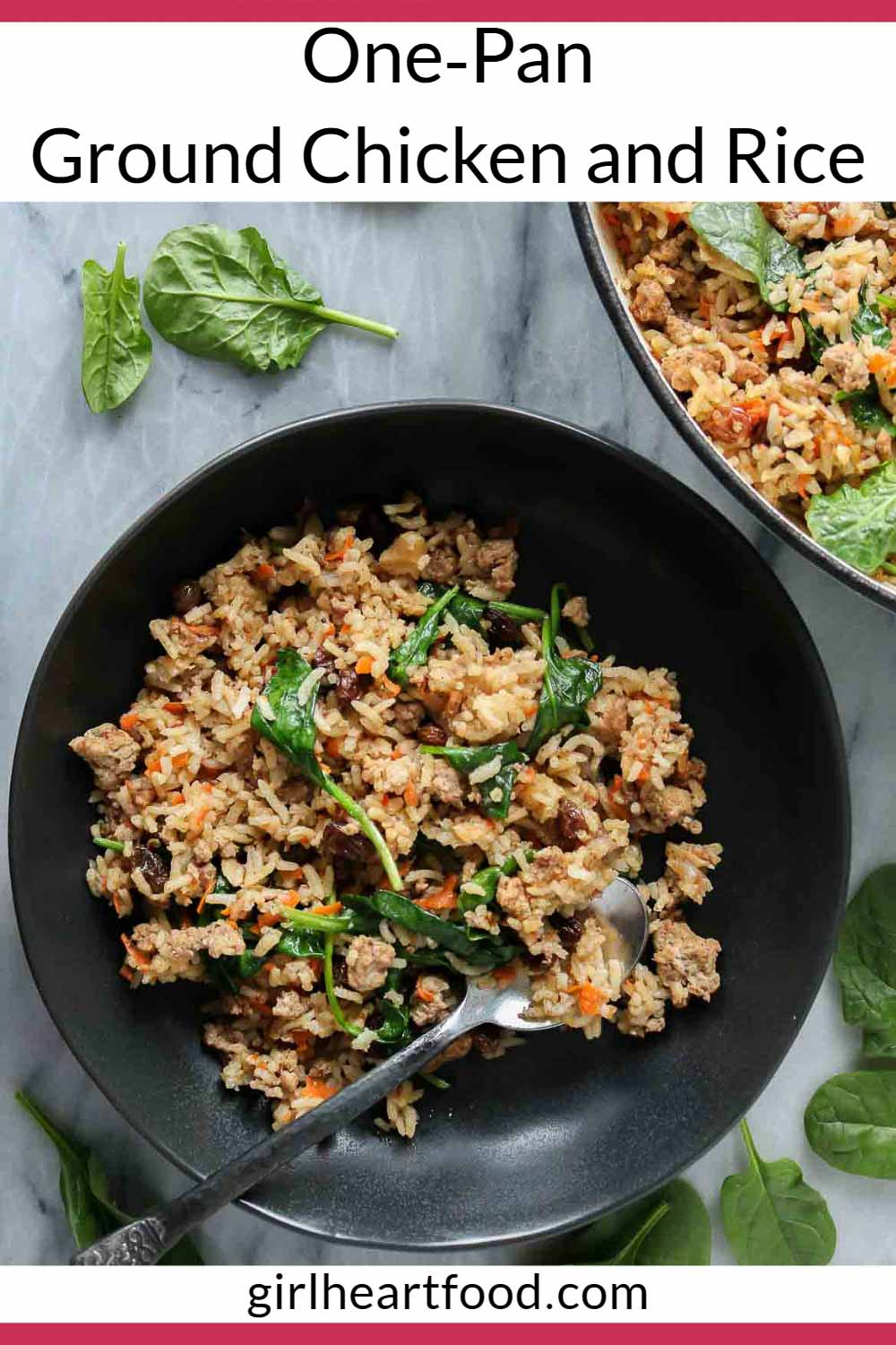 One-Pan Ground Chicken and Rice | Girl Heart Food®