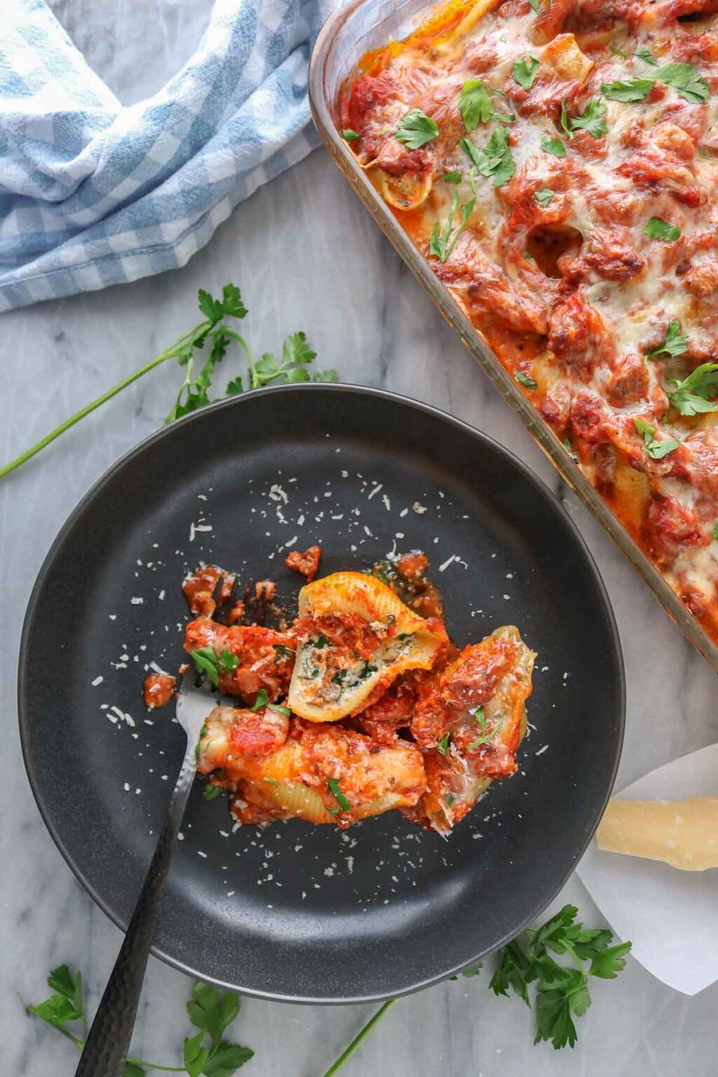 Stuffed Shells With Ground Beef | Girl Heart Food®