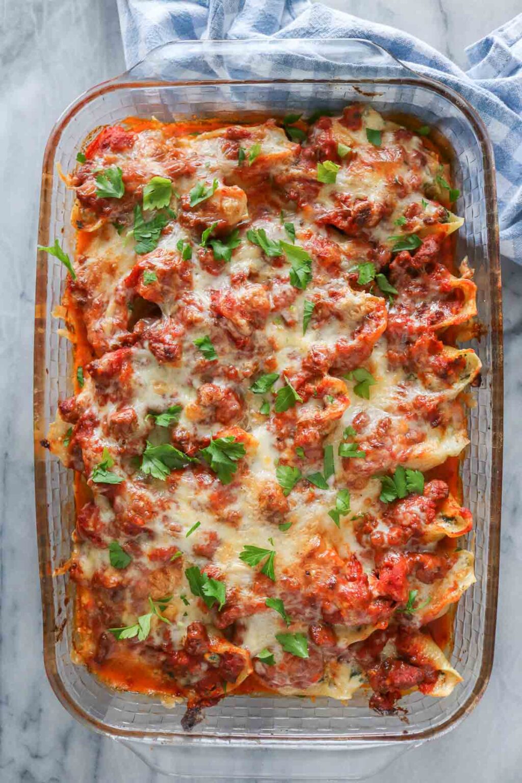 Stuffed Shells With Ground Beef | Girl Heart Food®