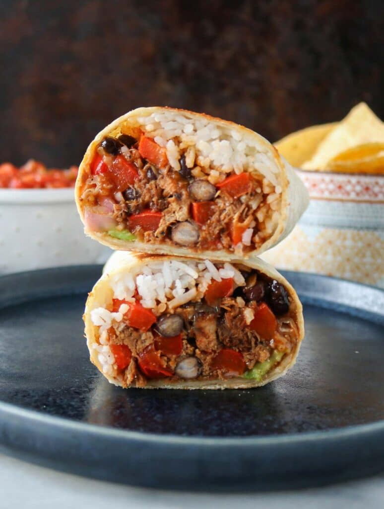 Pulled Pork Burrito | Girl Heart Food®