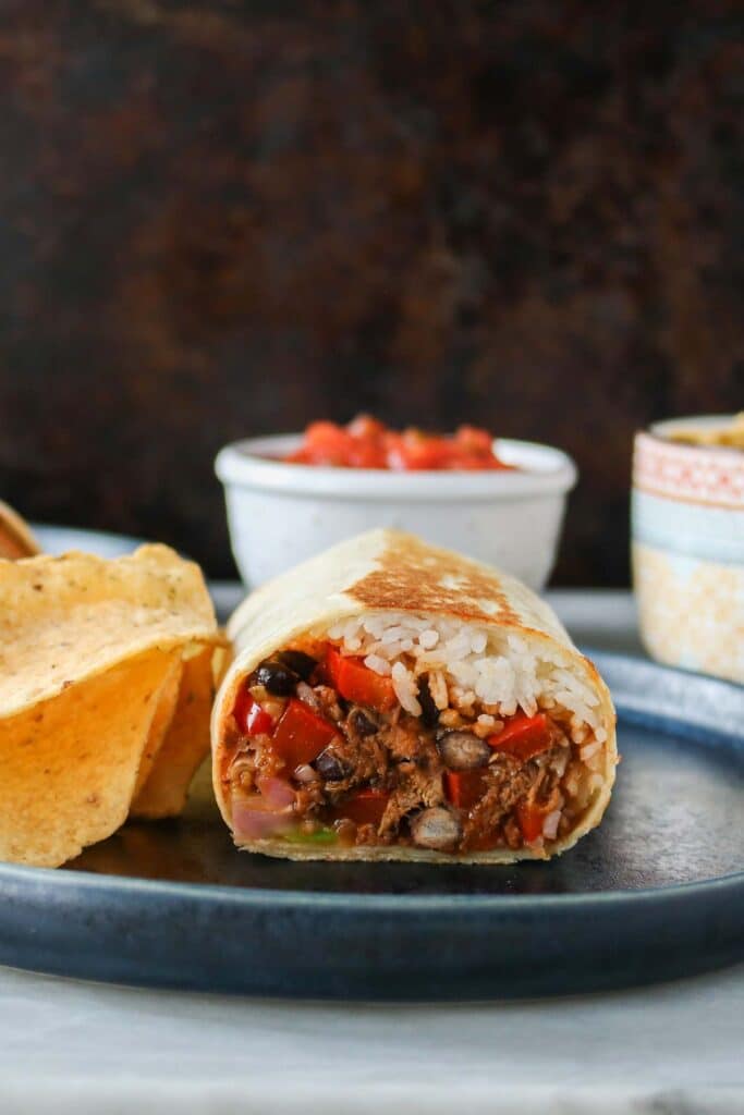 Pulled Pork Burrito | Girl Heart Food®