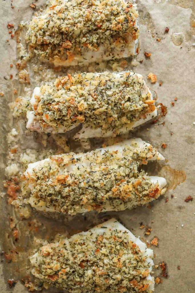 Baked Cod With Newfoundland Dressing | Girl Heart Food®