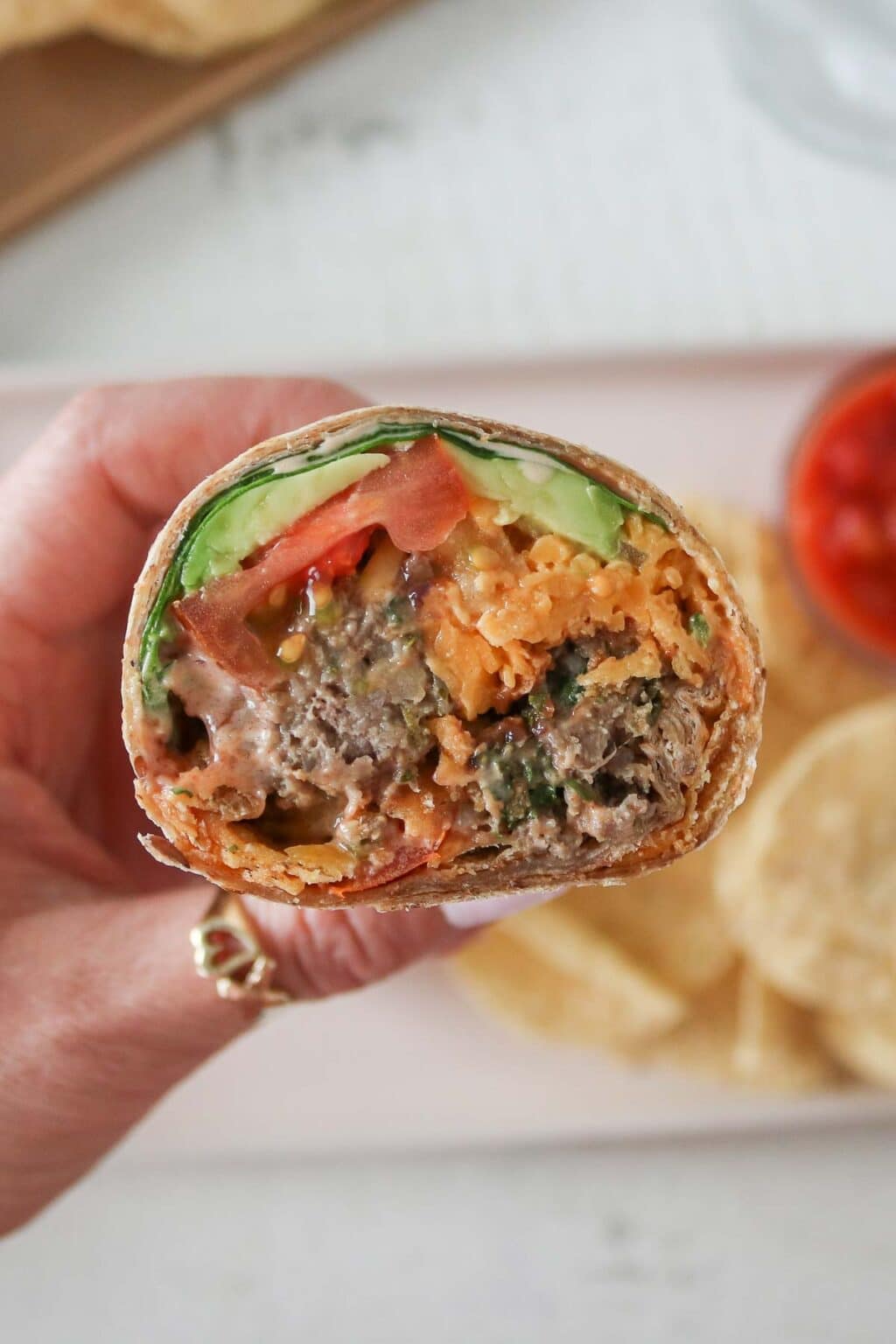 Meatball Wrap | Girl Heart Food®